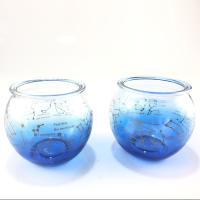 China Round Constellation Zodiac Candle Empty Glass Jars For Home Party Decoration for sale