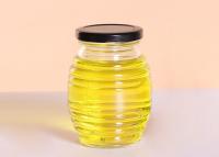China 100ml / 200ml / 350ml Capacity 500g Glass Honey Jars , Recycled Glass Jars for sale