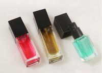 China Square Clear Round Cosmetic Glass Bottles 30ml Makeup Foundation Bottles for sale