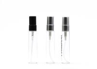 China Round Shape Transparent Glass Perfume Bottles Perfume Atomizer Bottle 5ml for sale