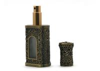 China Copper Metal Spray Perfume Bottles / Fancy Attar Bottles 25ml Capacity for sale