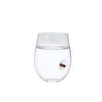 China 260ml Inlay Bullet Whiskey Personalized Glass Cup For Tableware Bar Drinking for sale