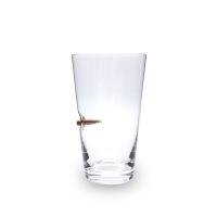 China 260ml Inlay Bullet Whiskey Personalized Glass Cup For Tableware Bar Drinking for sale