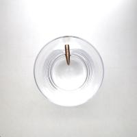 China 260ml Inlay Bullet Whiskey Personalized Glass Cup For Tableware Bar Drinking for sale