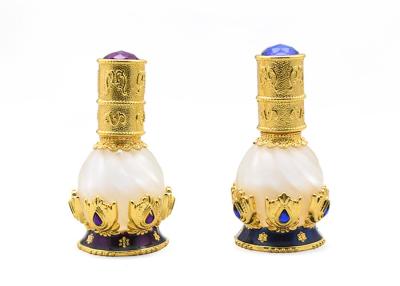 China Roll On Empty Glass Jars Fancy Empty Perfume Bottle 12ml Size For Personal Care for sale