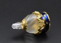 China Roll On Empty Glass Jars Fancy Empty Perfume Bottle 12ml Size For Personal Care for sale