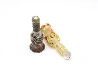 China 20ml Arabic Style Cosmetic Glass Bottles Perfume Bottle With Dropper for sale