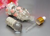China 20ml Arabic Style Cosmetic Glass Bottles Perfume Bottle With Dropper for sale