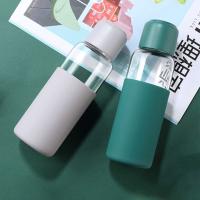China Anti Scalding Unbreakable Glass Water Bottle Custom Logo Printed 350ML Capacity for sale
