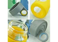China Bpa Free Outdoor Custom Unbreakable Glass Water Bottles SGS Certification for sale