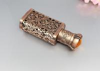 China 10ml Capacity Fancy Empty Cosmetic Glass Bottles With Dropper Cap For Essential Oil for sale