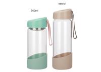 China Custom Sports Empty Glass Jars Silicone Material Sleeve Eco - Friendly for sale