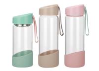 China Custom Sports Empty Glass Jars Silicone Material Sleeve Eco - Friendly for sale