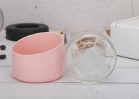 China Custom Sports Empty Glass Jars Silicone Material Sleeve Eco - Friendly for sale