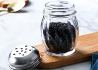 China 150ml Kitchen Spice Jars Salt And Pepper Bottle Shaker Glass Material for sale