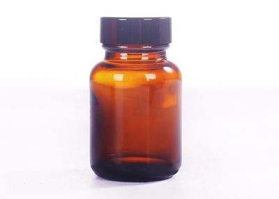 China Medicine Pill Vitamin Capsule Glass Bottle Amber Wide Mouth 60ml 100ml 150ml for sale