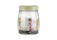 China Transparent Lid High White Glass Sealable Glass Jars For Seasonings for sale
