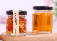 China Seasoning Pickle Empty Sealable Glass Jars Round Shape Transparent Color for sale