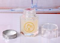 China Luxury Clear Bird'S Nest Glass Honey Jars 50ml 100ml 280ml High White Glass for sale