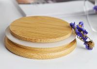 China Hexagon Shape Glass Bottle Jar Kitchen Storage With Bamboo Lid SGS Certification for sale