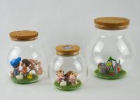 China Kitchen Storage Empty Glass Jars 50ml - 480ml Capacity Hexagon Shape for sale