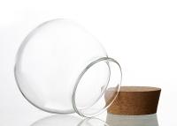 China Kitchen Storage Empty Glass Jars 50ml - 480ml Capacity Hexagon Shape for sale