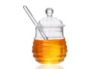 China Clear Honey Packaging Containers With Stir Bar Household Honey Bottle for sale