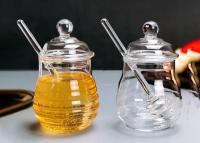 China Clear Honey Packaging Containers With Stir Bar Household Honey Bottle for sale