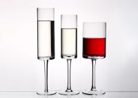 China Crystal Glass Red Wine Glasses Goblet Type 180ml - 700ml Capacity Logo Printing OEM for sale