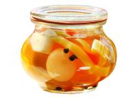 China Big Belly Shape Sealable Glass Jars Lemon Honey Jam Jar High Borosilicate Material for sale