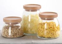 China Lead Free Sealable Glass Jars Household Food Grade Storage Tanks For Coffee Beans for sale