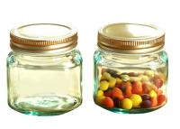 China 300ml / 500ml Food Storage Containers Sealable Glass Bottles For Seasonings / Candies for sale