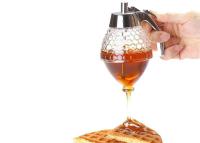 China High Borosilicate Sealable Glass Jars Honey Cruet Jam Ketchup Bottle 200ml Capacity for sale
