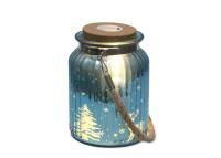 China Wedding Decoration Empty Glass Containers Candle Holder Transparent Small Size for sale