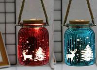China Wedding Decoration Empty Glass Containers Candle Holder Transparent Small Size for sale