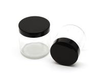 China Eco Friendly Cosmetic Glass Bottles Glass Cosmetic Jars 4oz Smooth Mouth for sale
