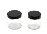 China Eco Friendly Cosmetic Glass Bottles Glass Cosmetic Jars 4oz Smooth Mouth for sale