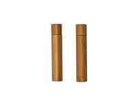 China Round 15ml Bamboo Glass Wooden Roller Bottles For Perfume Essential Oil for sale