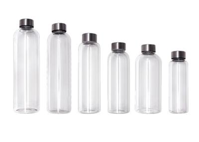 China Reusable 250ml Unbreakable Glass Water Bottle Eco - Friendly For Hot Water for sale