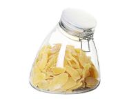 China Unique Candy Empty Glass Jars Food Storage Glass Jar With Airtight Ceramic Clip Lid 1000ml for sale