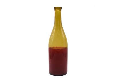 China Dark Yellow Lead Free Glass Empty Glass Wine Bottles 750ml Custom Wine Bottle for sale