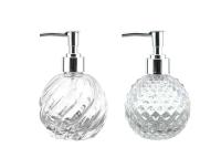 China Lotion Liquid Soap Empty Glass Jars Pump Spray Bottle Lead Free Glass Materials for sale