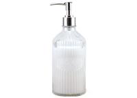 China Lotion Liquid Soap Empty Glass Jars Pump Spray Bottle Lead Free Glass Materials for sale