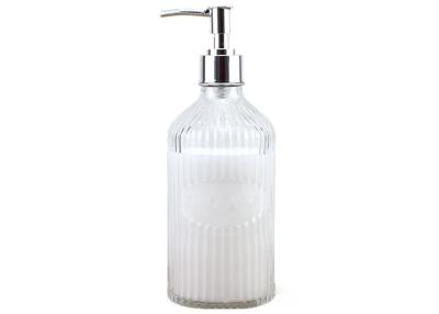 China Lotion Liquid Soap Empty Glass Jars Pump Spray Bottle Lead Free Glass Materials for sale
