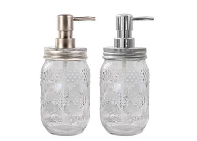 China Plastic Pump Empty Glass Jars / Empty Shampoo And Conditioner Bottles SGS for sale