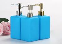 China Square Empty Glass Jars Empty Hand Sanitizer Bottle With Pump ISO9001 for sale