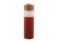 China Portable Unbreakable Glass Water Bottle Borosilicate Glass Water Bottle With Bamboo Lid for sale