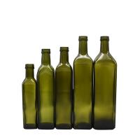 China 270ml 520ml 1L Lead Free Glass Edible Oil Bottle for sale