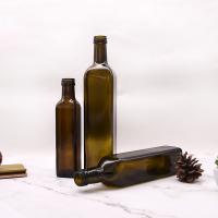 China 270ml 520ml 1L Lead Free Glass Edible Oil Bottle for sale