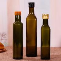 China Recyclable Square 500ml Olive Oil Storage Containers for sale